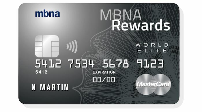 Request Card MBNA Rewards Elite - Step by Step